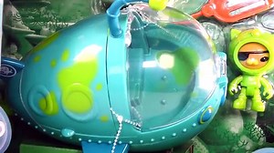 OCTONAUTS TOYS SEA SLIMED GUP A & KWAZII, SEA SLIMED OCTOPOD, CAPTAIN BARNACLES, RACE TO THE RESCUE