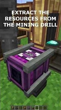 Automate Diamonds Using the Create Ore Excavation Mod! #shorts #minecraft