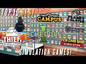 Top 10: Best Simulation Games (2025) 🖥️