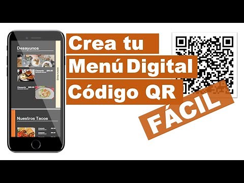 crea tu menu digital y codigo qr facil