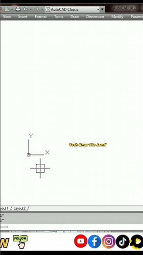 How to set UCS origin point in AutoCAD | AutoCAD | AutoCAD UCS origin point setting