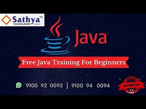 Free Core Java training for Beginners By Mr Venkatesh 6 PM Class 2
