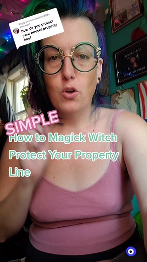 Replying to @emilypaddock798 Property Line protection as quick as I can make it! Please feel free to ask questions! It's so hard to get it all in a minute. #witch #witchtips #witchcraft #theabstractwitch