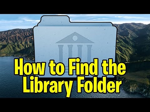 How to Find the Library Folder on Mac OS X ~Library