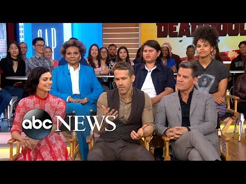 'Deadpool 2' stars dish on the action-packed sequel live on 'GMA'