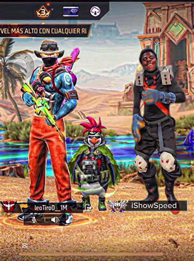 Leotiro0y iShowSpeed en El Livi #freefire