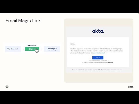 Email Magic Link | Okta Demo