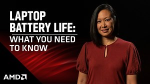 1.6K views · 72 reactions | Did you know the average user spends more than three hours a day relying on battery power from their laptop? AMD's Sr. Product Marketing Manager, Wendy Wong, explains why battery life is such a critical feature when shopping for a new PC, and what you need to know to guarantee you stay unplugged while remaining productive. https://bit.ly/3OYjl1c | AMD | Facebook