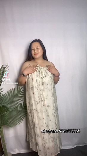 string dress available fits from small to plus size #fresharrivals #dmfororders📥 #naulowears #wearnaulobenaulo #jhamsikhellalitpur #shippingworldwide🌍✈️ | Naulo wears