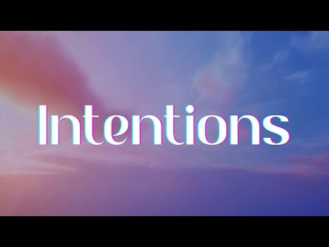 Justin Bieber - Intentions (Lyrics)