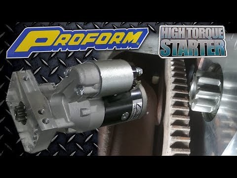 70 Camaro SS Project "PROFORM High Torque Mini Starter"
