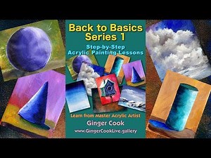Introduction to our "Back to Basics -Downloadable Beginning Acrylic Painting Tutorials - Series1
