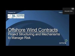 Offshore Wind Contract Mechanisms to Manage Risk (Learning from the Experts)