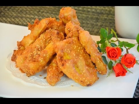 How to Make Thai Fried Bananas กล้วยทอดแสนอร่อย