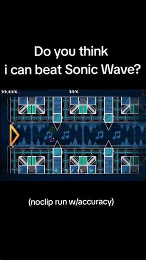 Geometry Dash: Can I Beat Sonic Wave Challenge?