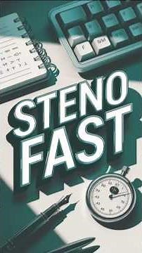 Steno Speed Practice 80 WPM | English Dictation Drill | Shorthand Practice #StenoFast