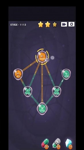 Cell Expansion Wars Level 1113 ⭐⭐⭐ Walkthrough #shorts