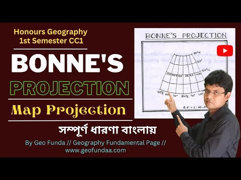 Bonne's Projection ll Map Projection ll Honours Geography ll by Geo Funda