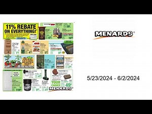 Menards Weekly Ad (US) - 05/23/2024 - 06/02/2024