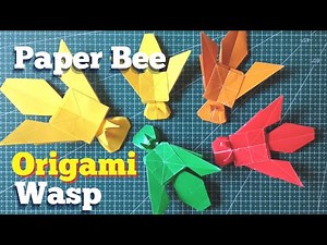 Origami Bee, Origami Wasp, Origami Hornet, Origami Easy For Kids