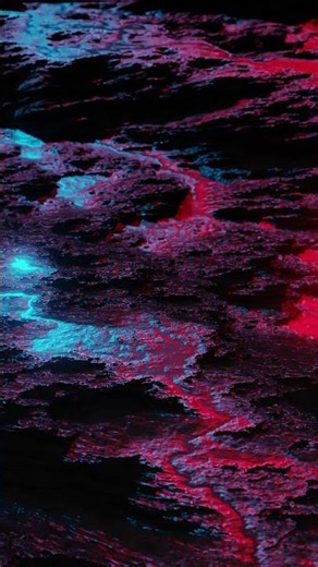 Red ⇆ Blue | 4K CGI | Ground Rock Loop