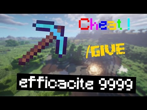 Comment avoir des items cheats sur Minecraft ! (avec des commandes) - [tuto]