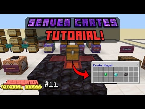 How to make Server Crates in Minecraft (Bedrock Edition) 1.16+ - Tutorial Series #011
