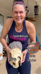 . “Posterior cervix” or “Cervix is behind baby’s head” . 🚩If you consent to a cervical check in labor and told your cervix is posterior or behind baby’s head you want to release the backside of your body. There is more to the cervix than it just dilating for childbirth! 💥The cervix needs to move forward for your baby to be born. Tightness in the deep longitudinal myofascial chain can hold a cervix up high and stall labor progressing. ✅You want to use mobility and stretches to release the calve