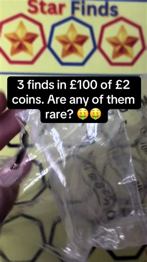 Rare Finds in £100 of £2 Coins