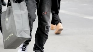 Walking, Pedestrians, Legs. Free Stock Video