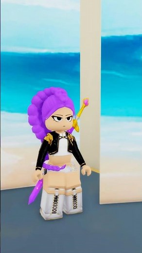 The Fake Rumi Started To Sing But Then This Happened..😳😭 #robloxshorts #roblox #shorts