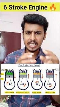 Six stroke engine Explained #sixstroke #engine #engineering #ybros #automobile #bike #cars