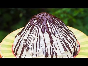 How to Make a Volcano Cake