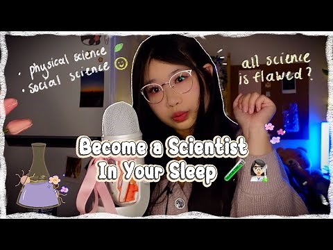 ASMR The Foundations of Science | Critical thinking about science [layered mouth sounds]