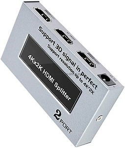 [Hot Item] 2 Port HDMI Splitter Box 4K Cec 3D