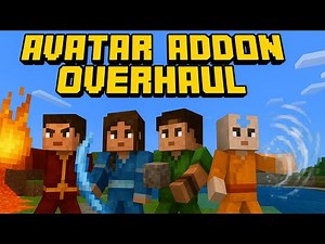 BEST Avatar Mod for Minecraft PE 1.21+ (Fire, Water, Earth, Air)