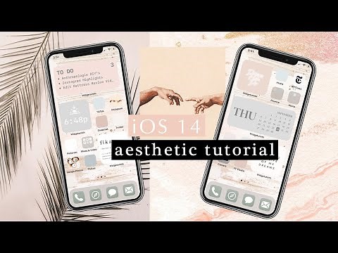 HOW TO *iOS 14 aesthetic tutorial* easy step-by-step guide Customize Widgets, Shortcuts & App Covers