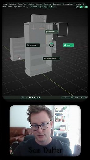Bookcase Generator : Free #blender Prop Creator! #vrchat