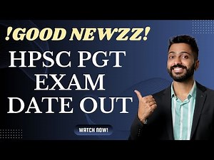 Finally HPSC PGT Computer Exam Date Out 📣 | Eligibility Change