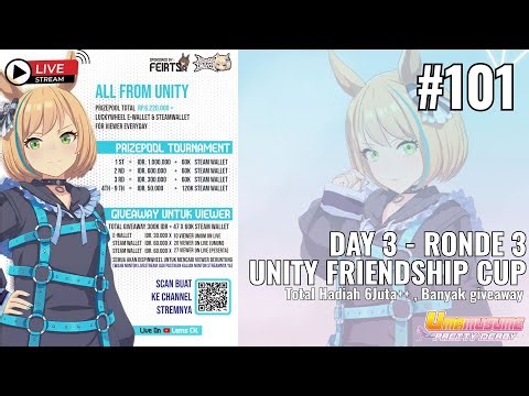 🔴 [LIVE] UNITY FRIENDSHIP CUP TOURNAMEN UMA PP 6 JUTA++ (DAY 3 - MALAM) | UMA MUSUME : PRETTY DERBY