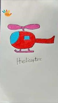 Easy Helicopter Drawing 🚁 | Step by Step Simple Art