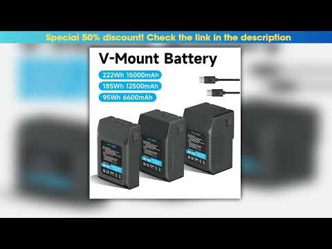 V Mount VLock BP222 BP185 BP95 Battery BP Battery With PD20W Cable for Sony Camcorder Broadcast