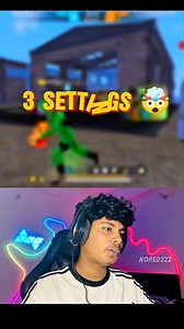 1.1M views · 25K reactions | Best 3 settings勞略 #freefiregarena #reaction #freefiregarena #FreeFire #GamingTutorial | NoRed222 | Facebook