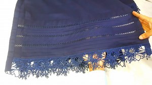 Beautiful New Collection Dress Designing 2023 _ Cutwork Lace with Centre Lace Design | Kiran Fashion Inn