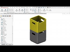 3D Printable Container - SolidWorks Tutorial