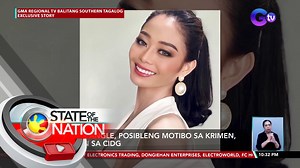 149K views · 150 reactions | Isang pulis ang itinuturing na person of interest sa kaso ng nawawalang si Miss Grand Philippines 2023 candidate Catherine Camilon. Love angle ang nakikita ng mga awtoridad na posibleng motibo sa krimen. May exclusive report si Marisol Abdurahman. | State of the Nation - GMA News | Facebook