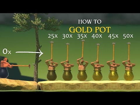 Getting Over it Golden Pot. Pot changing Color