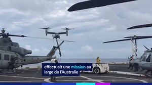 Australie: Vidéo inédite du crash d’un convertiplane sur un navire amphibie américain