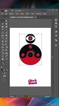 🕷️ How to Design a Modern Spider in Illustrator (Step-by-Step Tutorial!) #trending #shorts