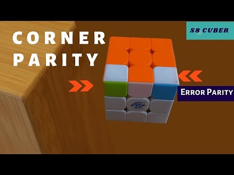 Corner Twist of 3x3 Rubik's cube | Corner Parity of 3x3 | Corner Error | #s8cuber #3x3 #cornerParity